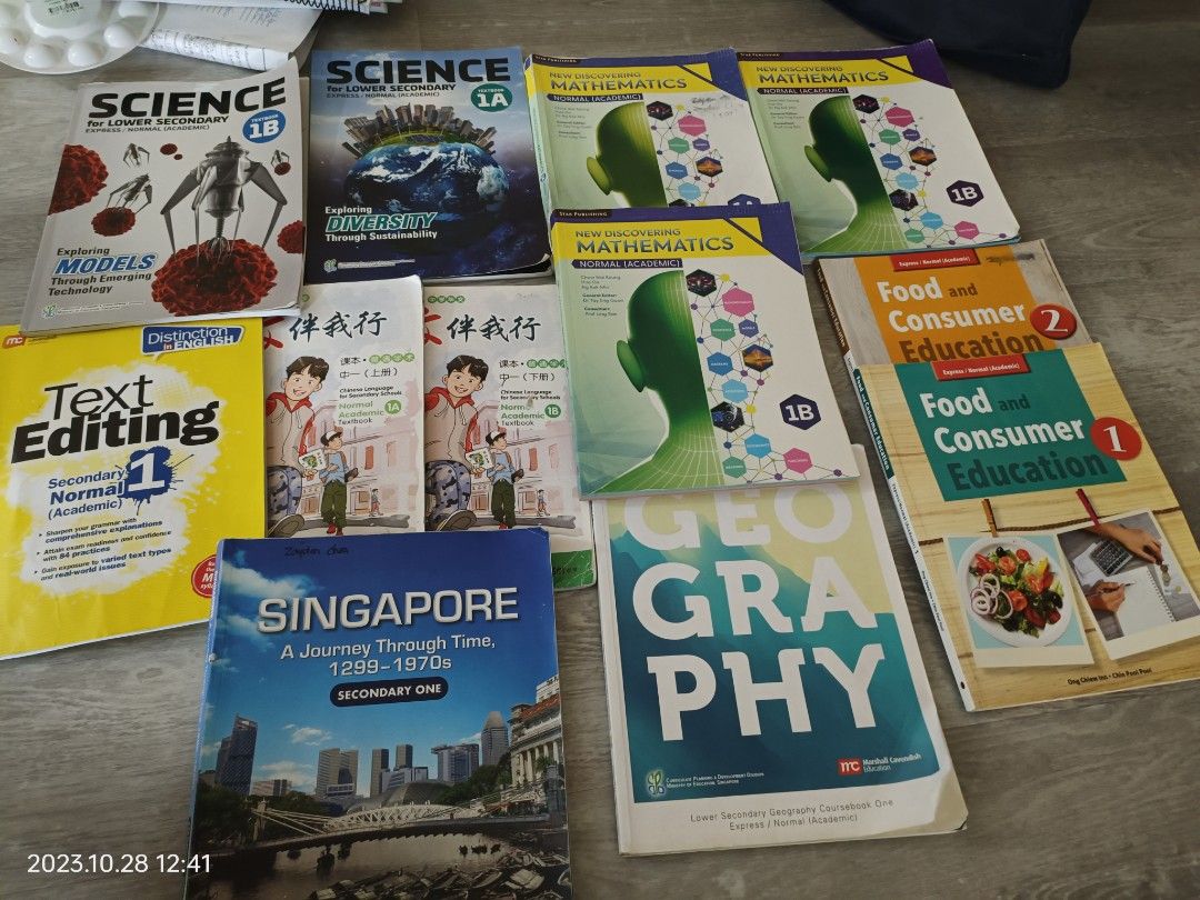 Secondary 1 school textbooks, Hobbies & Toys, Books & Magazines ...
