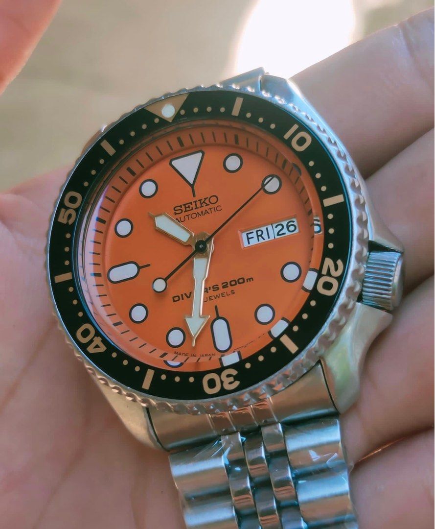 Seiko Automatic SKX011J Divers watch, Men's Fashion, Watches ...