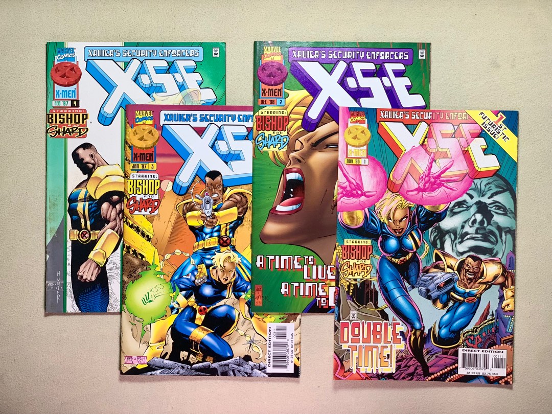 SET - X.S.E. Complete 4 Issue Mini Series X-Men 1996 Marvel Comics ...