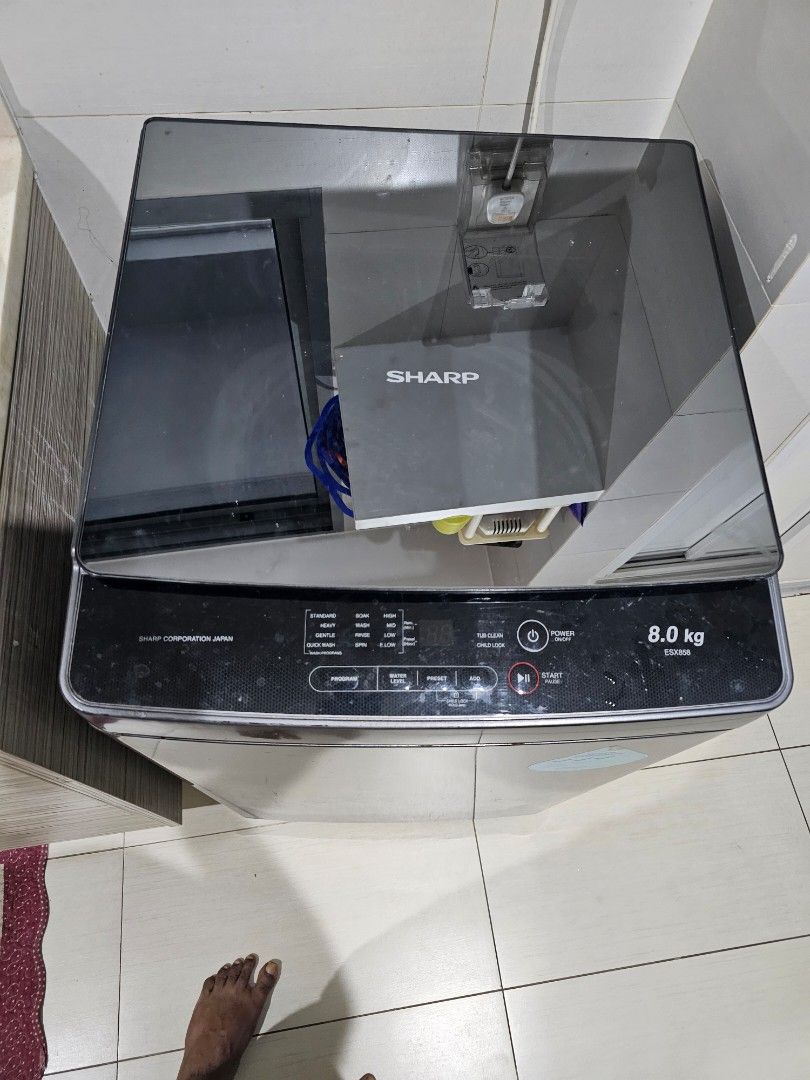 Sharp front door washing machine, TV & Home Appliances, Washing ...