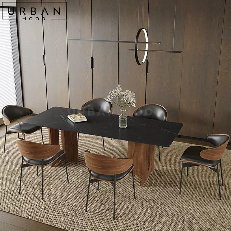 SIMO Modern Sintered Stone Dining Table, Furniture & Home Living ...