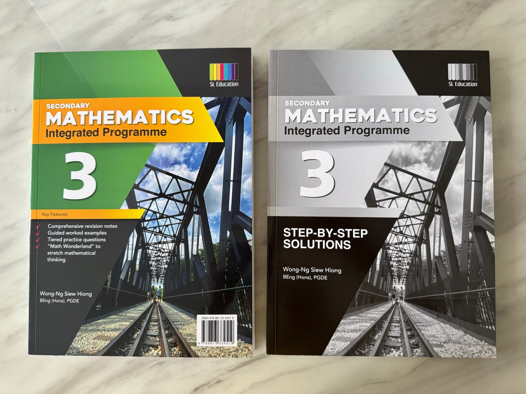 SL Education: Sec 3 IP Mathematics (w step-by-step solutions), Hobbies ...
