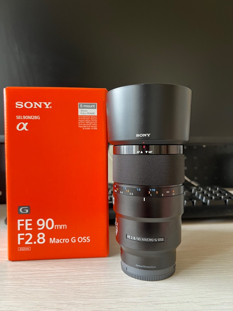 Sony FE 90mm F2.8 Macro G Master, Photography, Lens & Kits on Carousell