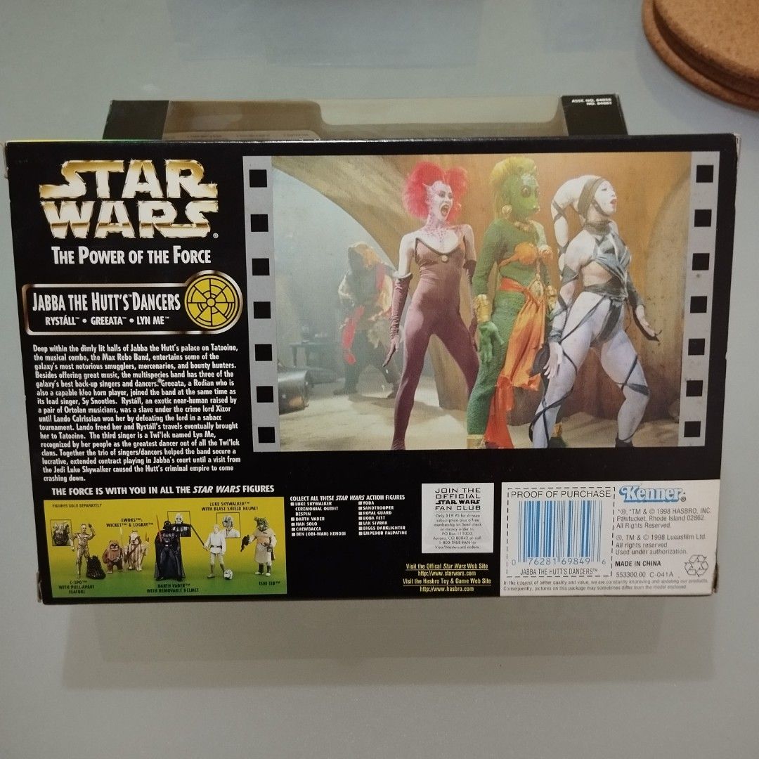 Star Wars Hasbro POTF Jabba's Dancers, Hobbies & Toys, Memorabilia ...