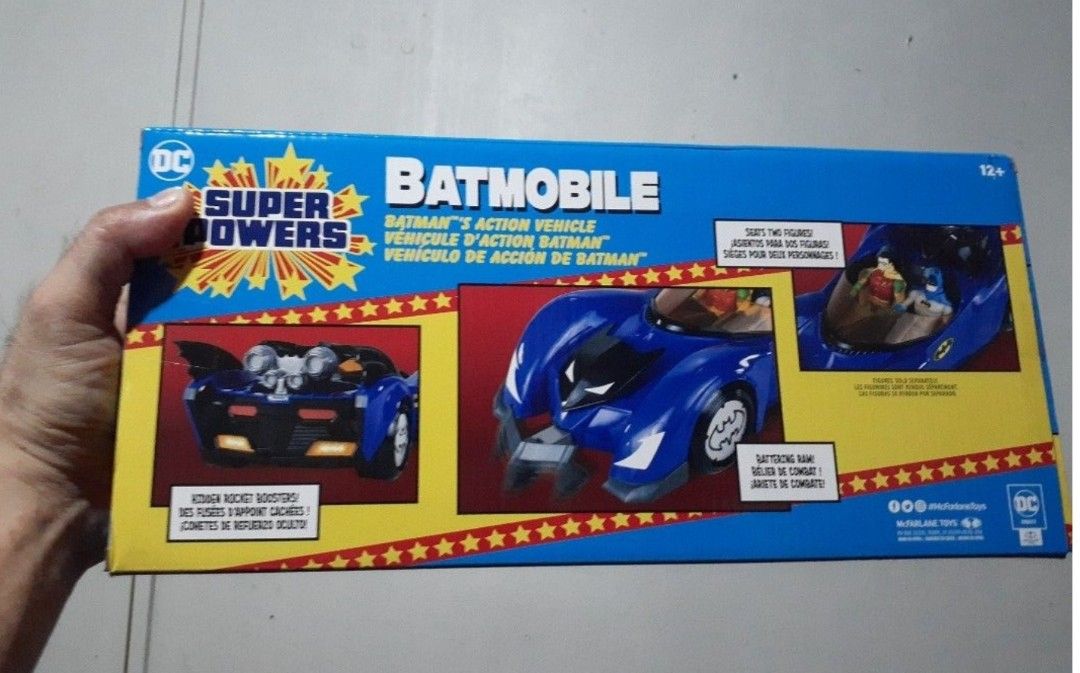 Super Powers BATMOBILE BATMAN &ROBIN vehicle, Hobbies & Toys, Toys ...