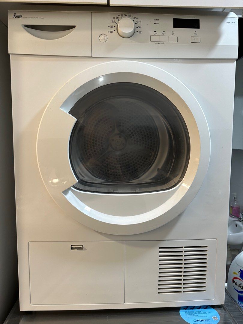 Teka Dryer TKS1 700C, TV & Home Appliances, Washing Machines and Dryers ...