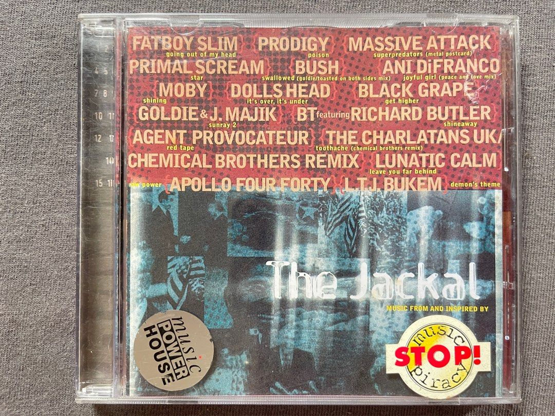 THE JACKAL - MUSIC FROM AND INSPIRED BY, Hobbies & Toys, Music & Media ...