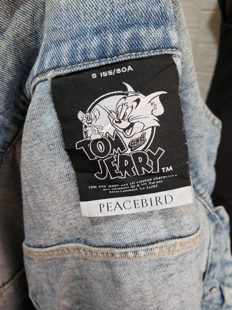 Tom&Jerry Denim jacket, Women's Fashion, Coats, Jackets and Outerwear ...