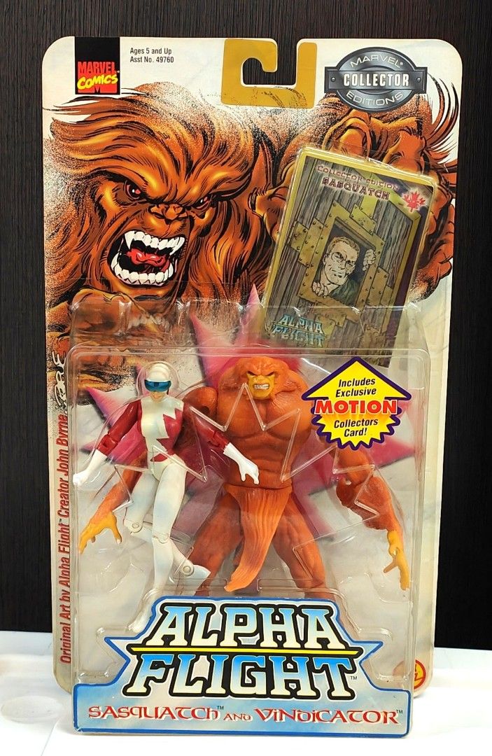 **SALE** Toybiz Alpha Flight Sasquatch & Vindicator, X-Men Battle ...