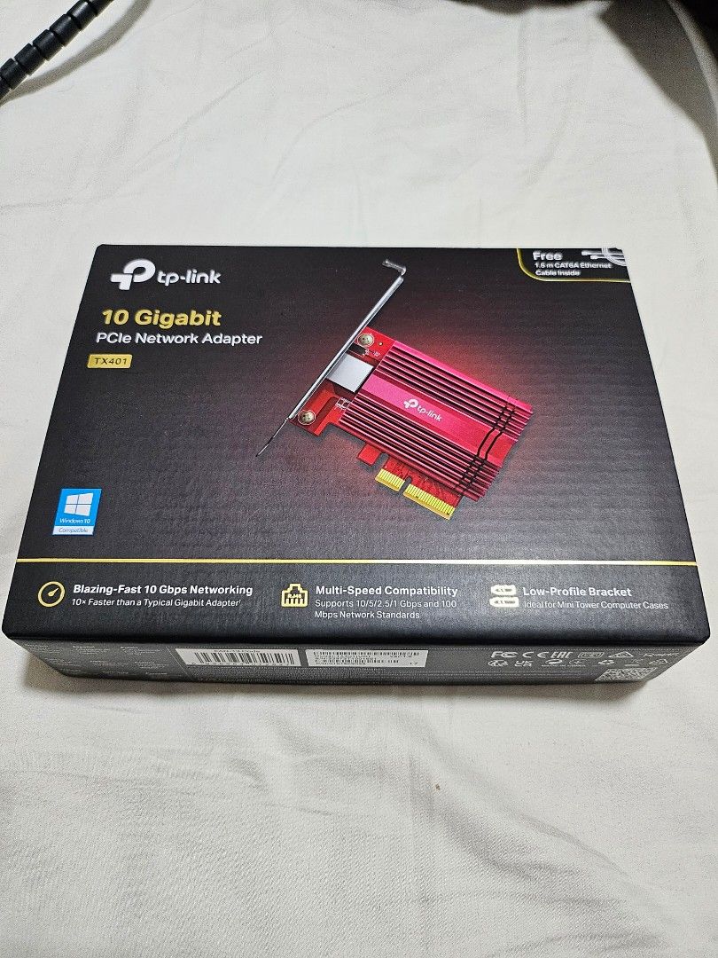 TP-Link 10Gbps Pcie Network Adapter, Computers & Tech, Parts ...