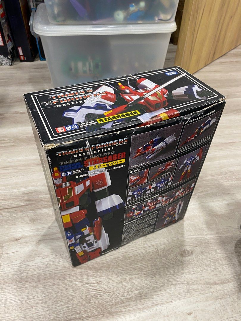 Transformers MP-24 Star Saber MP24 BIB Takara Masterpiece, Hobbies ...