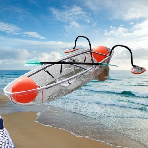 Transparent boat (M-047 2 person rowing boat), Sports Equipment, Sports ...