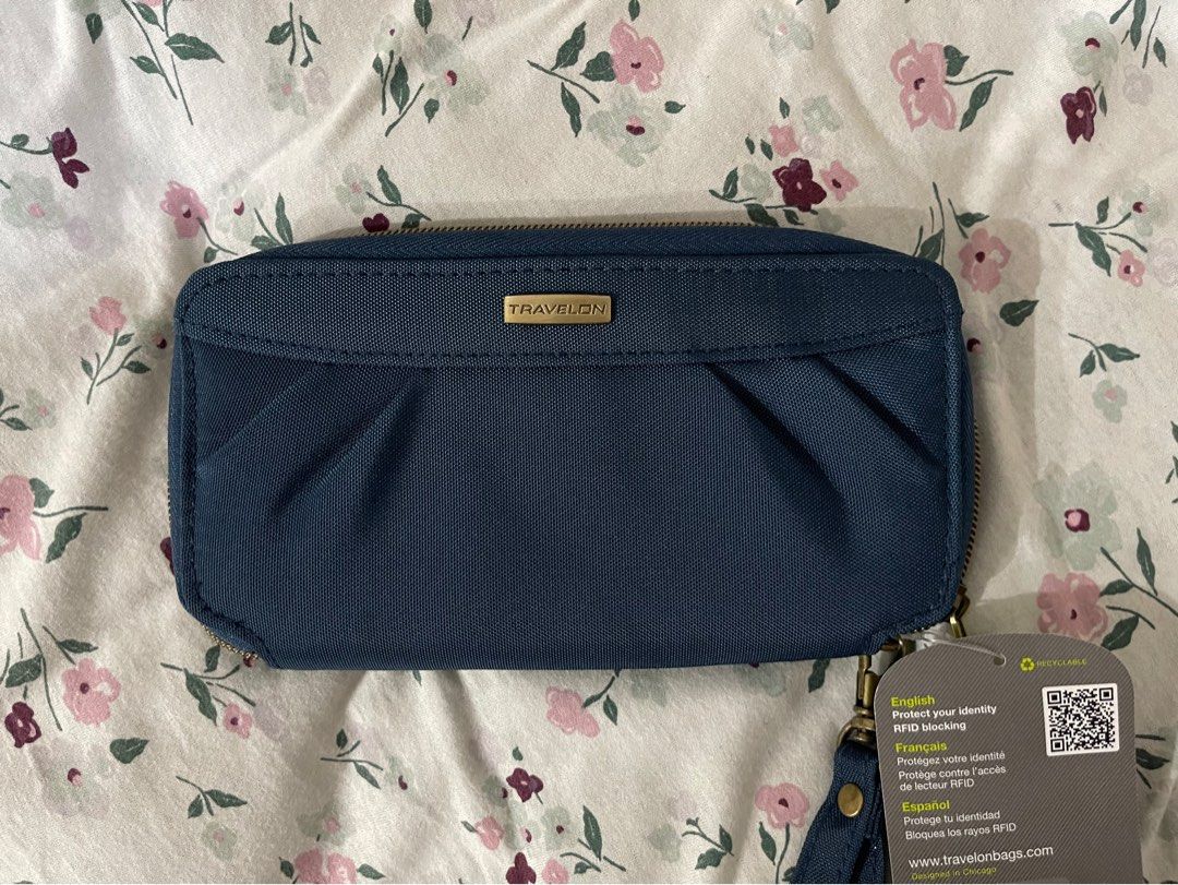 TRAVELON ZIP AROUND WALLET, Women's Fashion, Bags & Wallets, Wallets ...