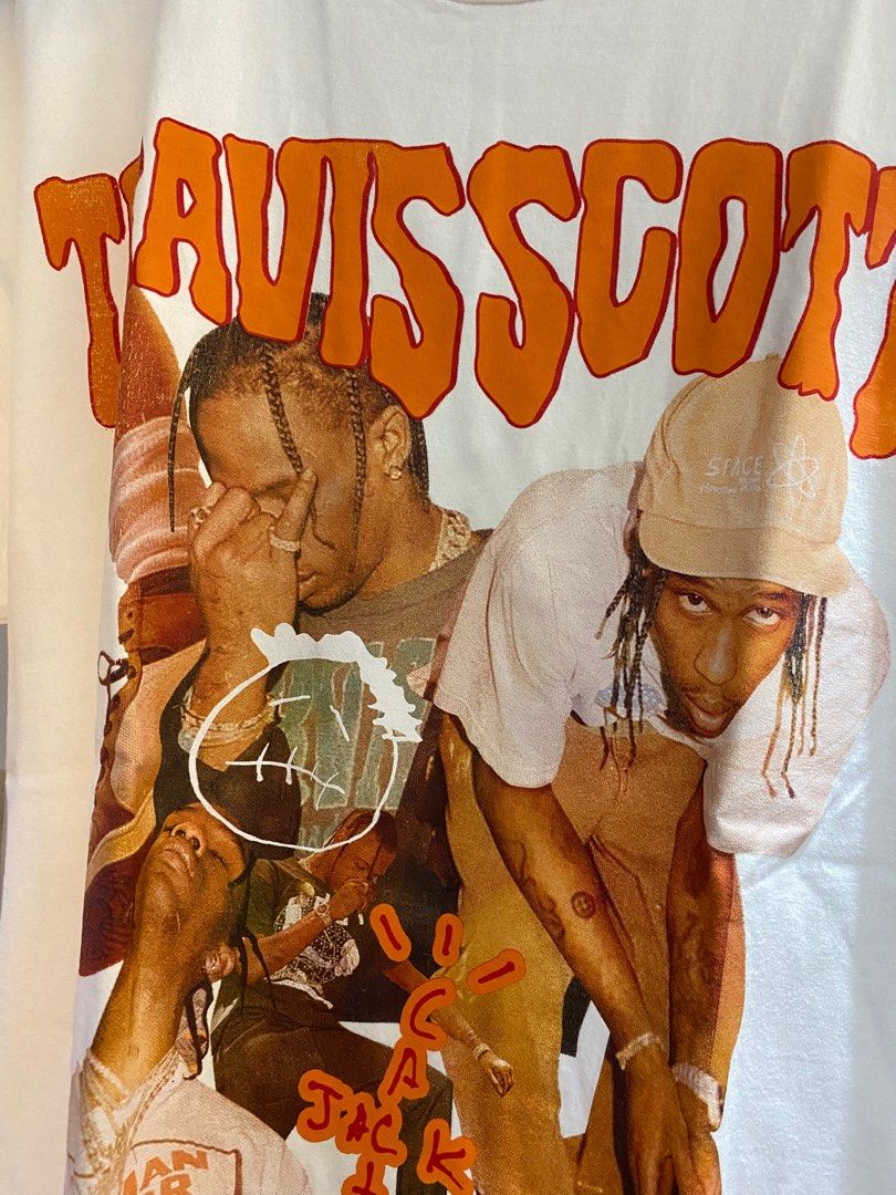 Travis Scott Oversized T-Shirt, Men's Fashion, Tops & Sets, Tshirts ...