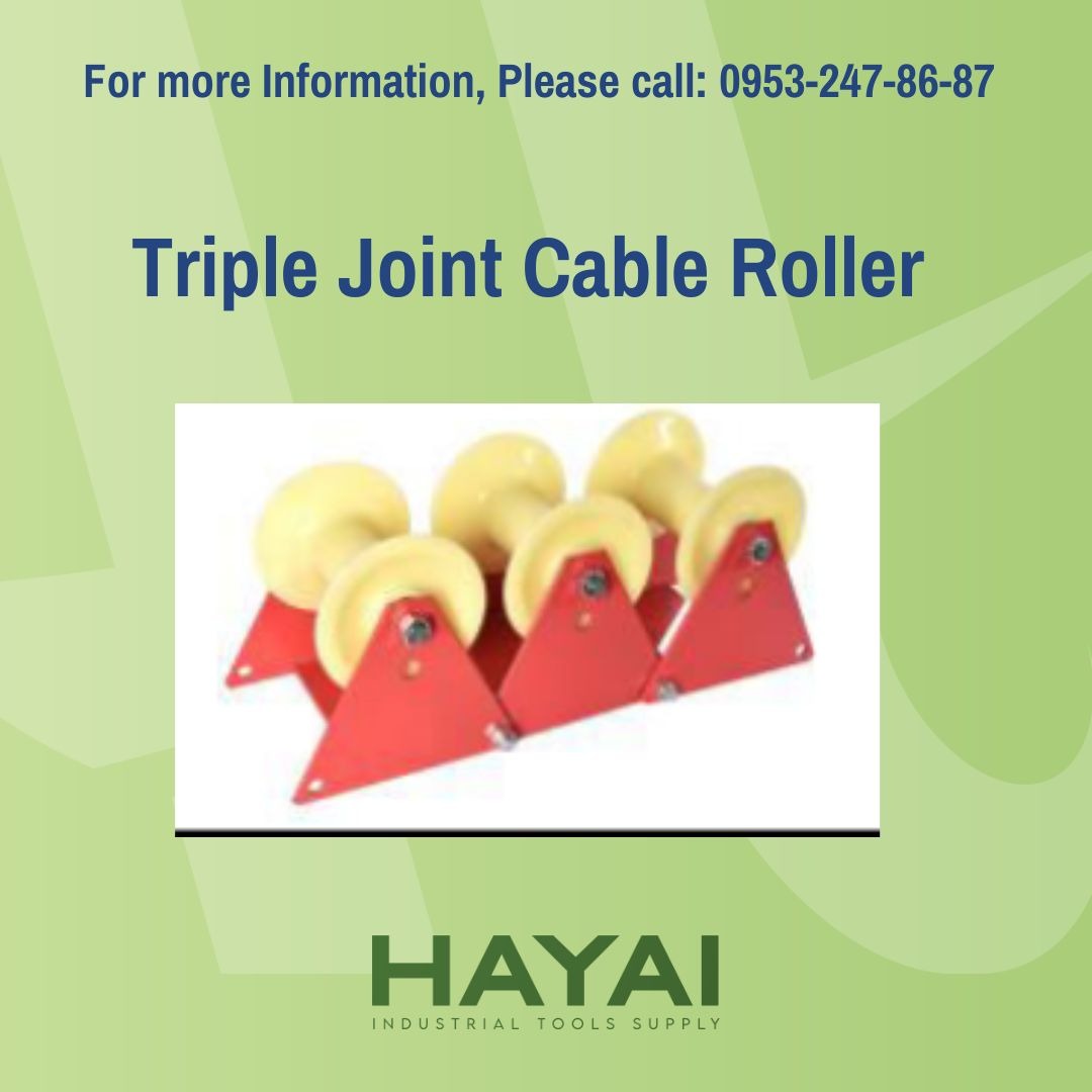Triple Joint Cable Roller, Commercial & Industrial, Construction Tools ...