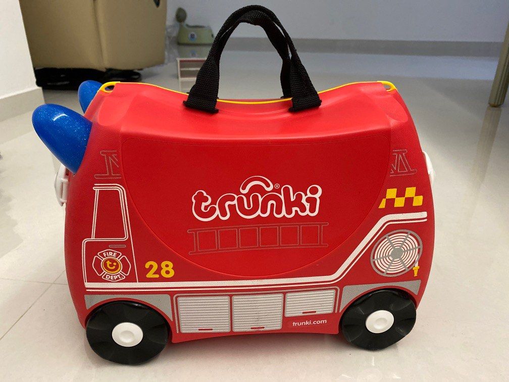 Trunki fire truck luggage, Babies & Kids, Going Out, Other Babies Going ...