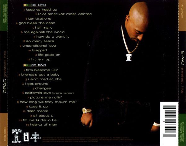 Tupac Shakur 2Pac 25 Greatest Hits 2CD Imported CD USA Pressed Hip Hop ...