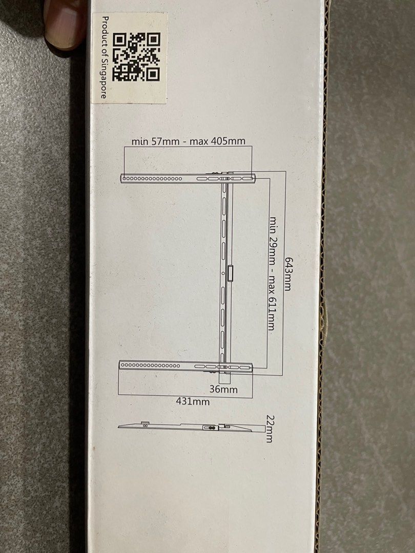 TV wall Mount - SGB400 for LCD/LES TVs, TV & Home Appliances, TV ...