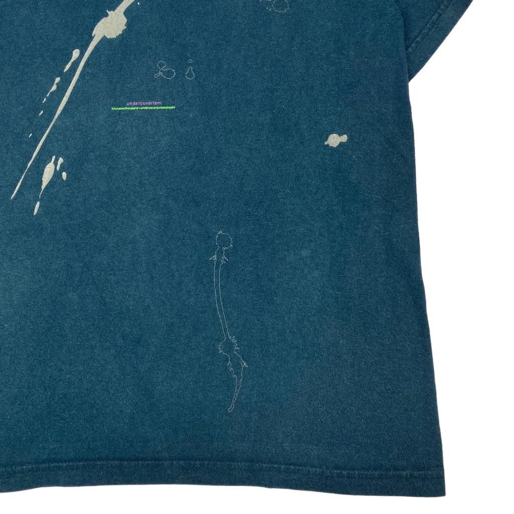 Undercover x Futura Paint Splattered Tee, Luxury, Apparel on Carousell