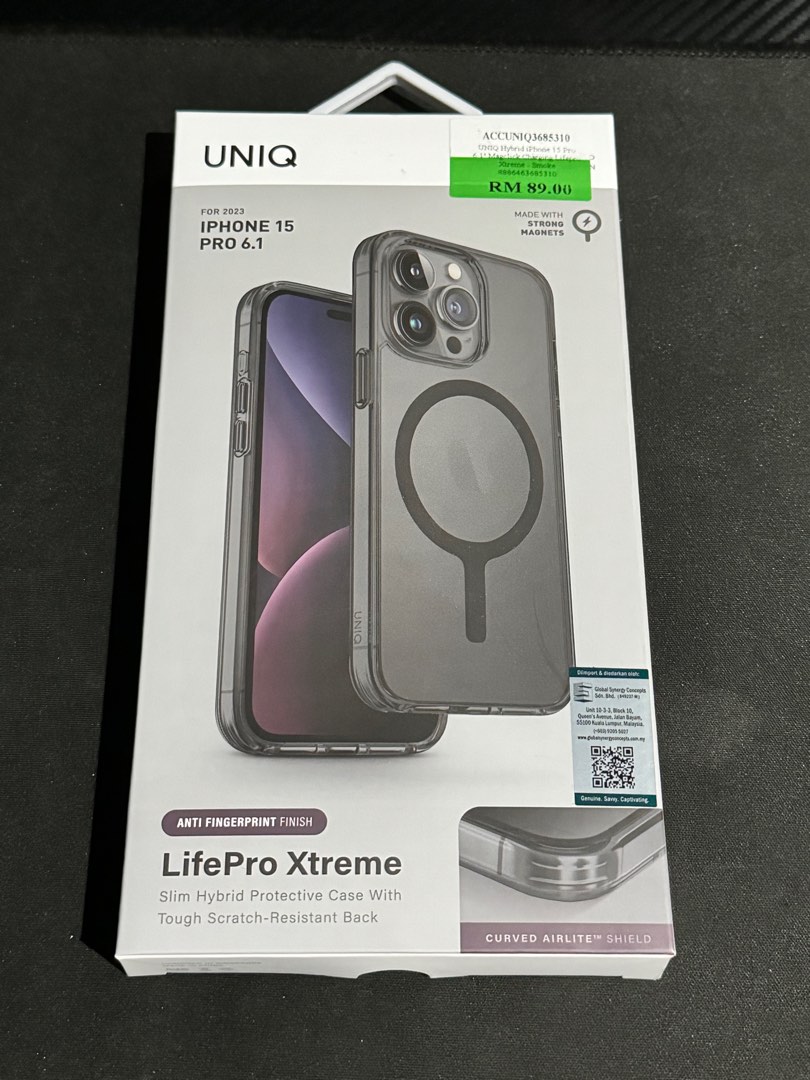 Uniq LifePro Extreme (Smoke) iPhone 15 Pro, Mobile Phones & Gadgets ...