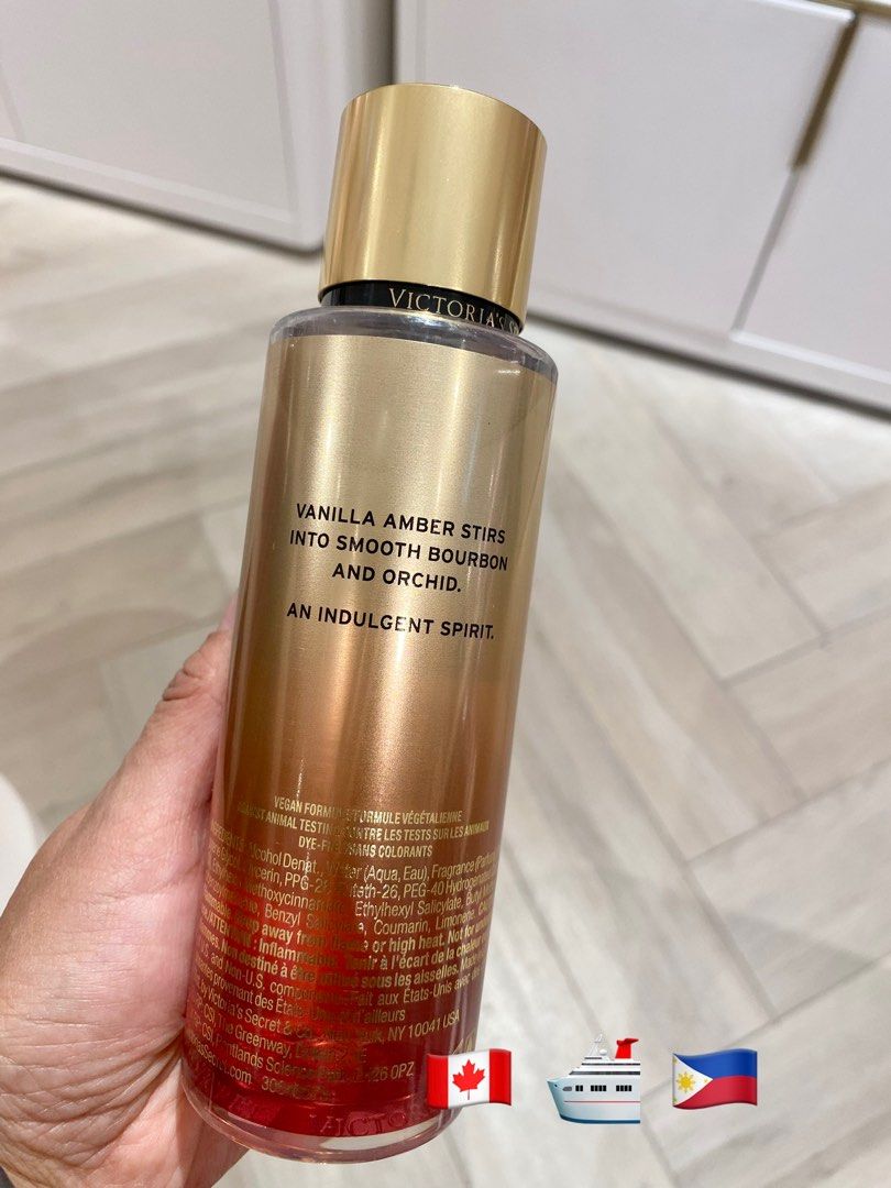 Vanilla Amber Bourbon VS Fragrance mist, Beauty & Personal Care ...