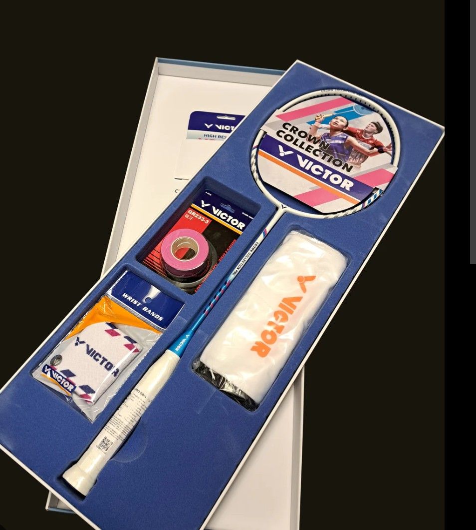 Victor crown collection pro racket, Sports Equipment, Sports & Games ...