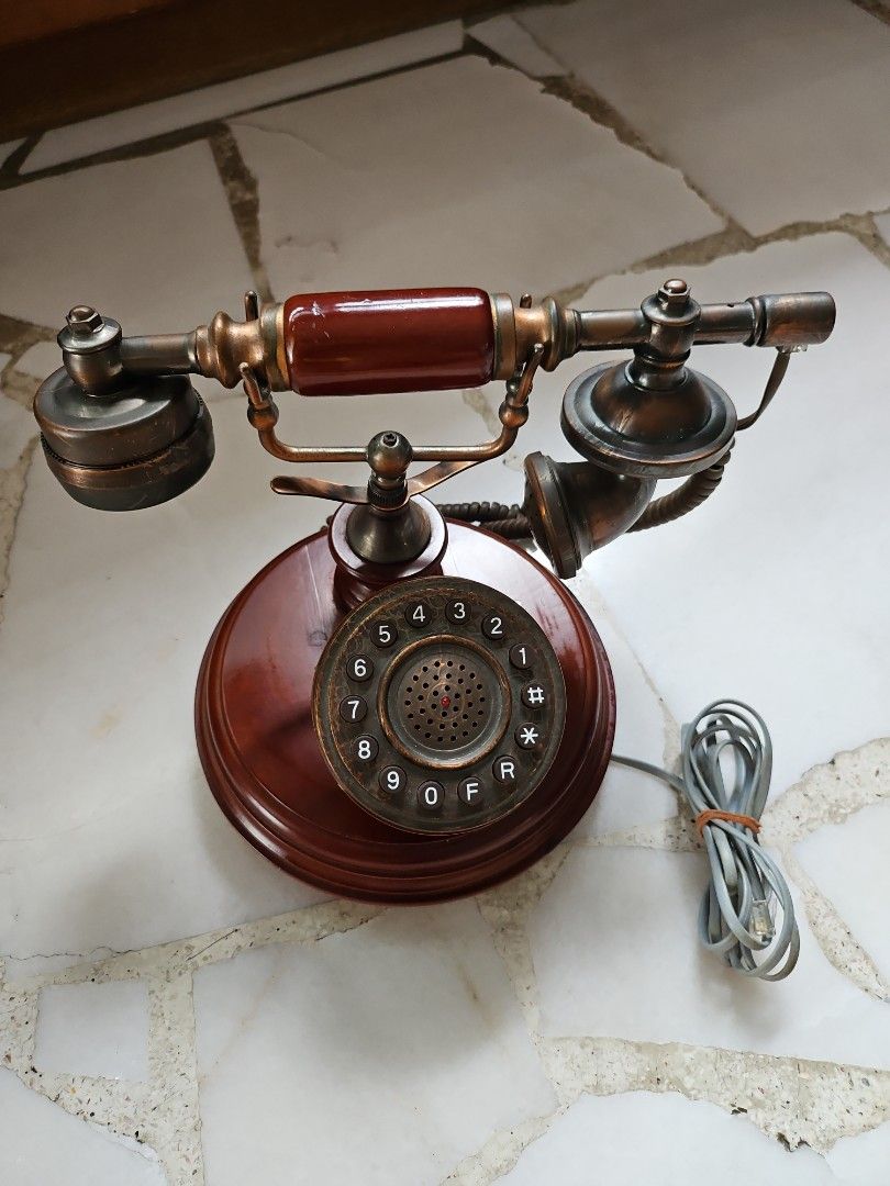 Vintage Antique Telephone Set, Hobbies & Toys, Memorabilia ...