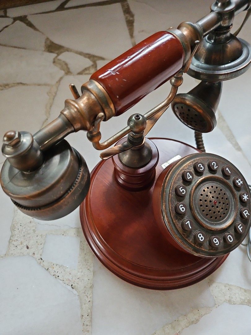 Vintage Antique Telephone Set, Hobbies & Toys, Memorabilia ...