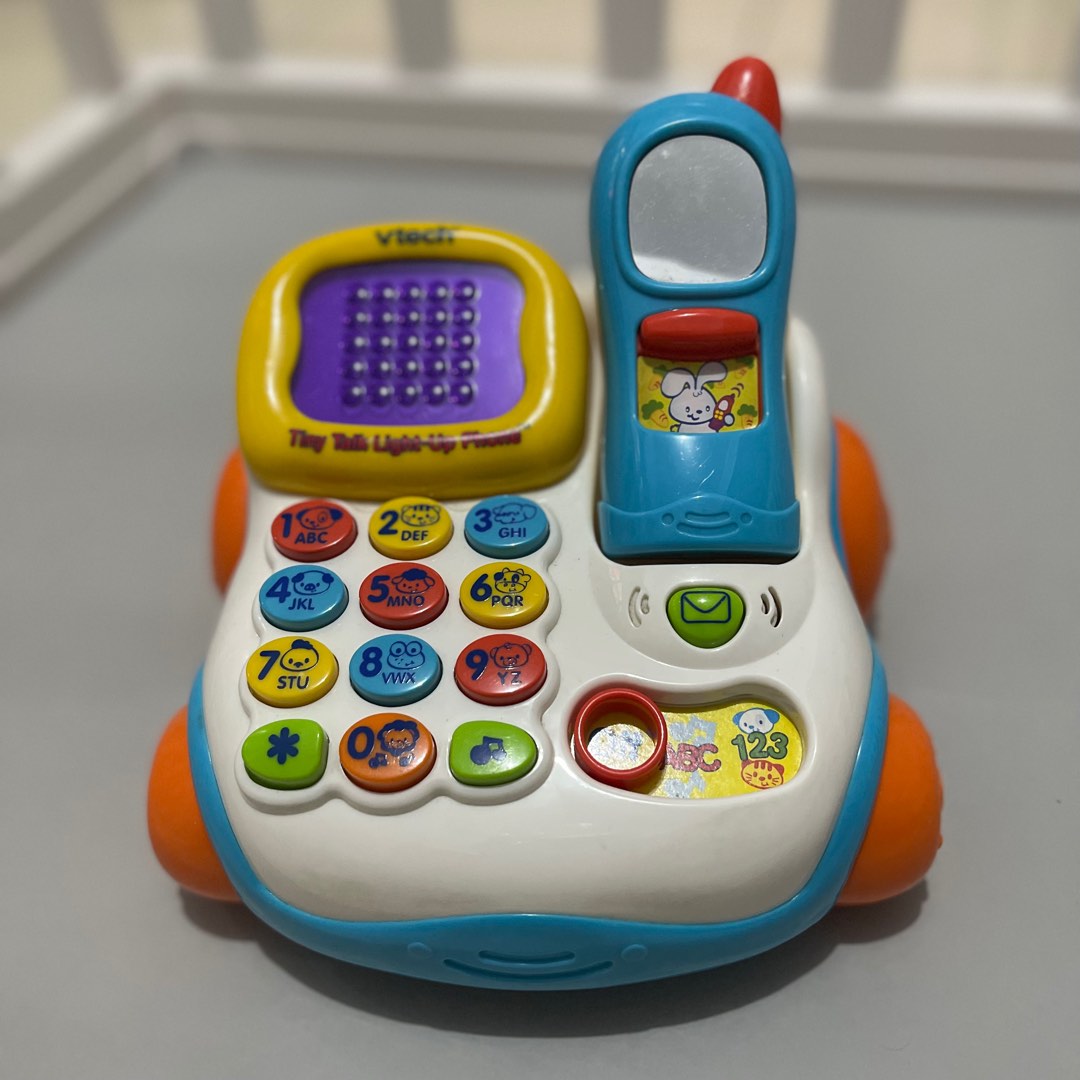 Vtech Tiny Talk Light Up My First Phone, Hobbies & Toys, Toys & Games ...