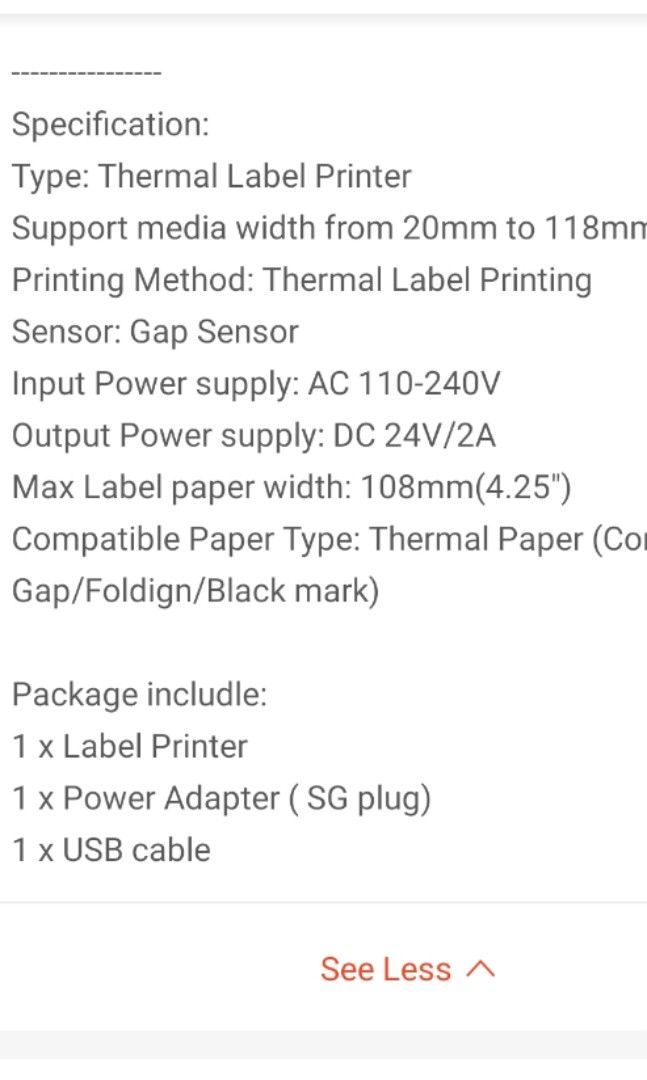 Waybill Barcode Label printer, Computers & Tech, Printers, Scanners ...
