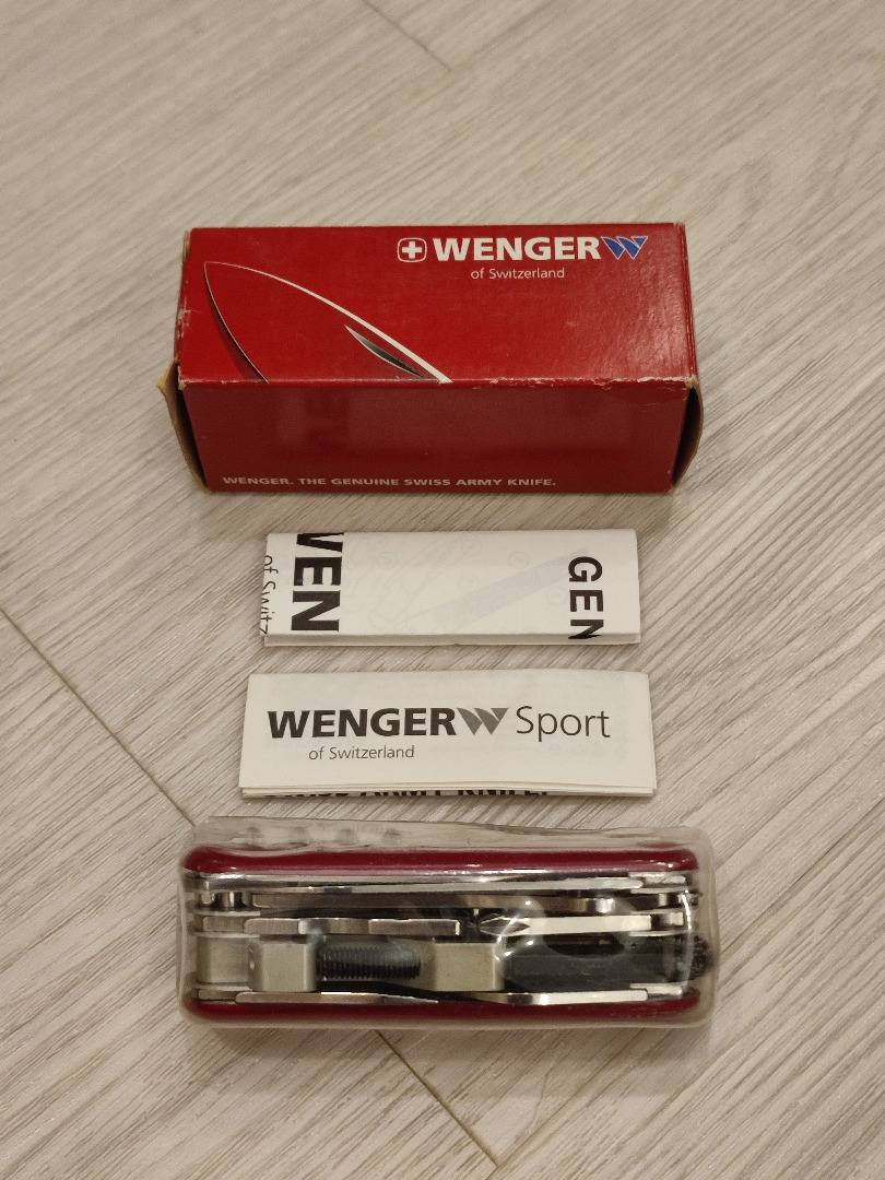 Wenger Small Mountain Bike / Biker 36 Swiss Army Knife Vintage ...