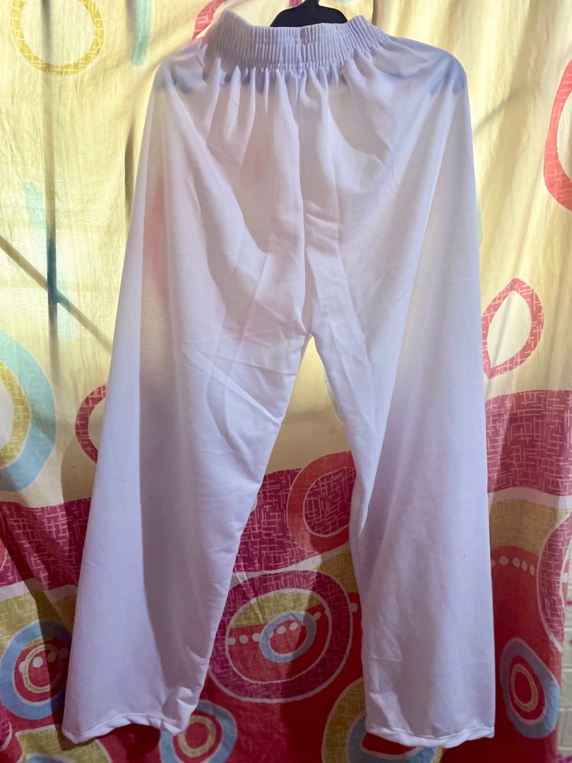 White square pants, Women's Fashion, Bottoms, Other Bottoms on Carousell