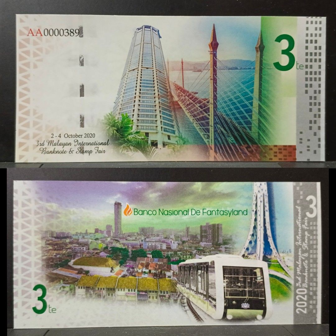 [WNH Notes] Malaysia Fantasy Note Penang "Pearl Of Orient" 2020 Include ...