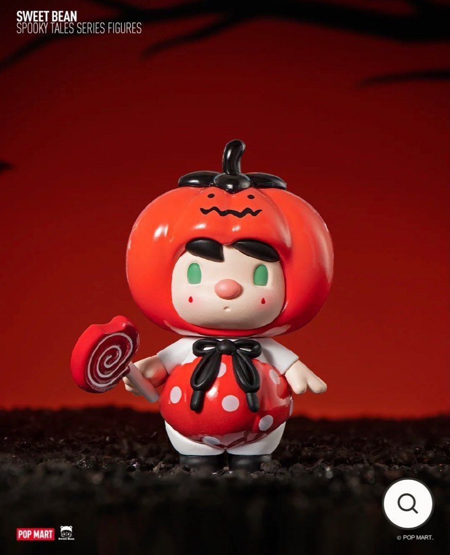 WTS BNIF POPMART, Sweet Bean Spooky Tales Series, Pumpkin Monster ...