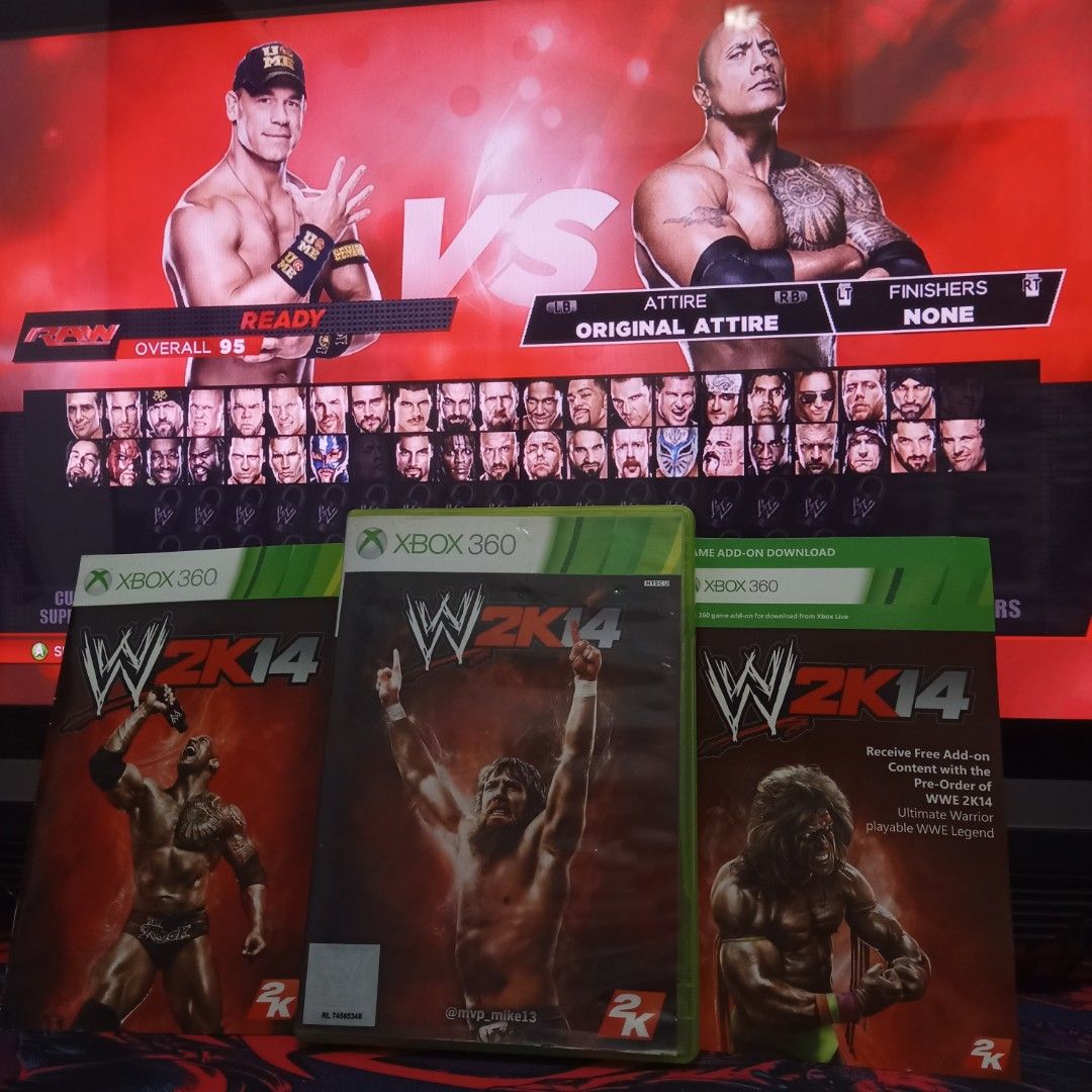 Wwe 14 xbox 360, Video Gaming, Video Games, Xbox on Carousell
