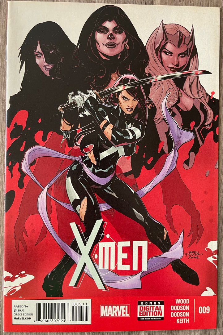 X-MEN #9 ( TERRY & RACHEL DODSON - PSYLOCKE ! ) - MARVEL COMICS ...