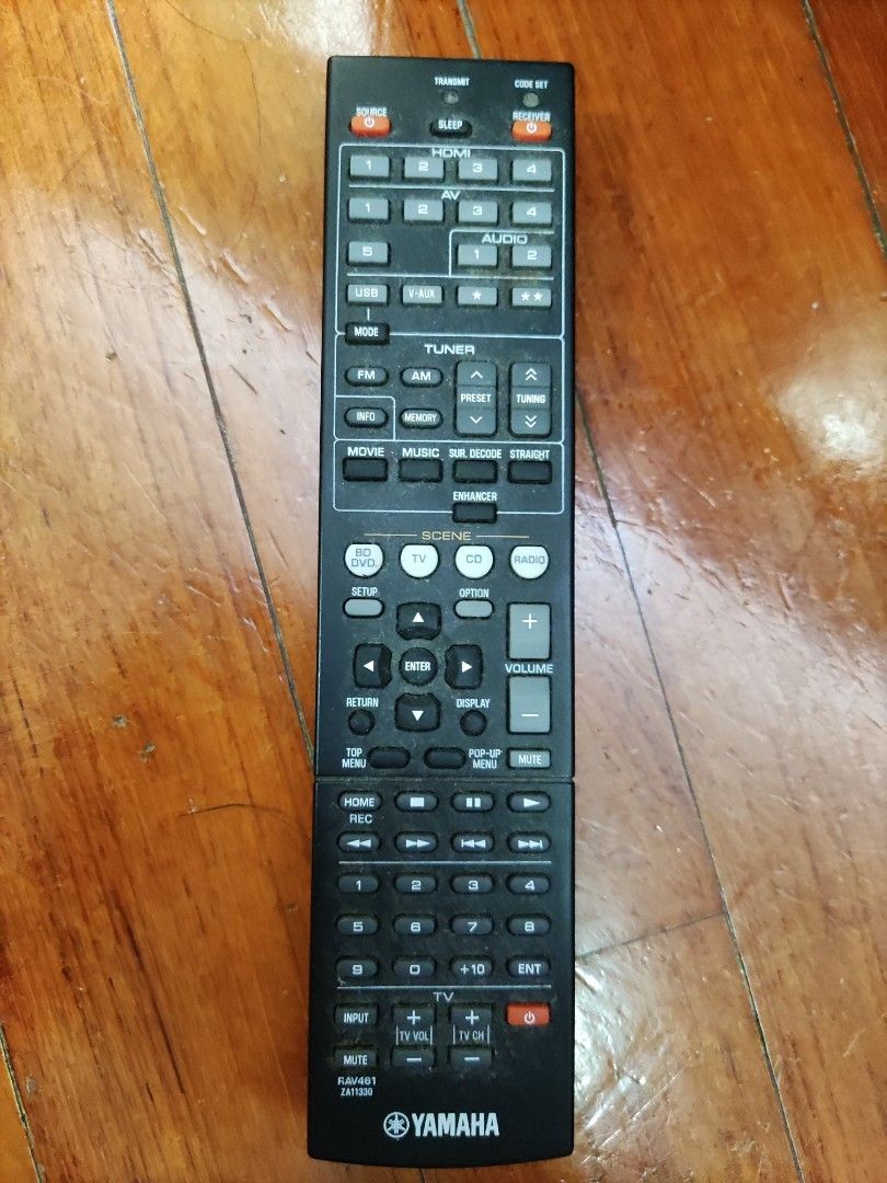 Yamaha AV amplifier remote control 搖控器, 音響器材, 其他音響配件及設備 - Carousell