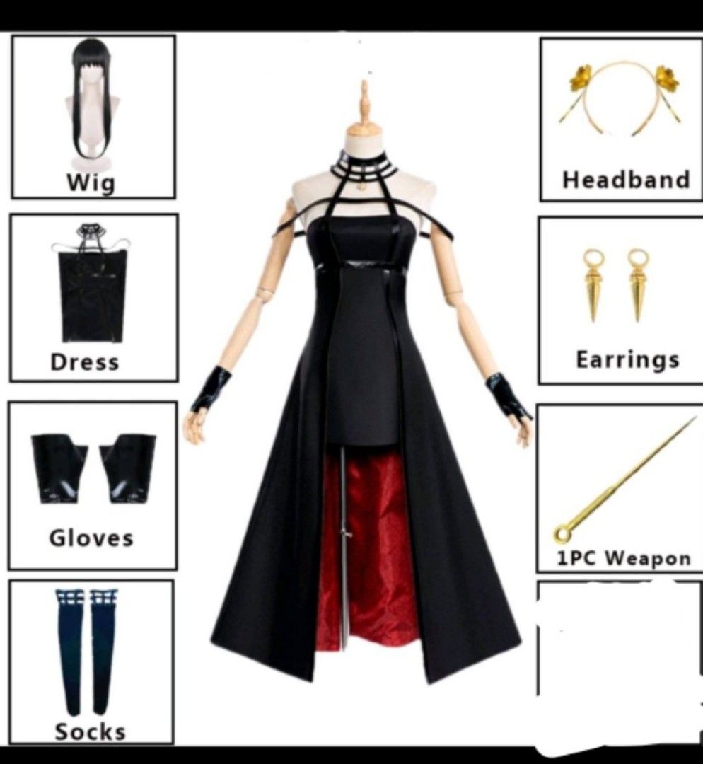Yor forger costume, Women's Fashion, Dresses & Sets, Dresses on Carousell