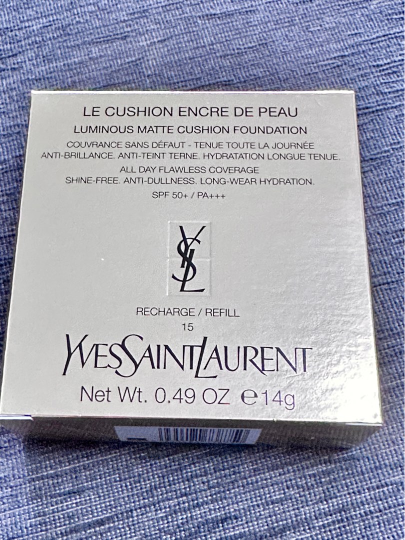 YSL LE CUSHION ENCRE DE PEAU LUMINOUS MATTE CUSHION FOUNDATION REFILL ...