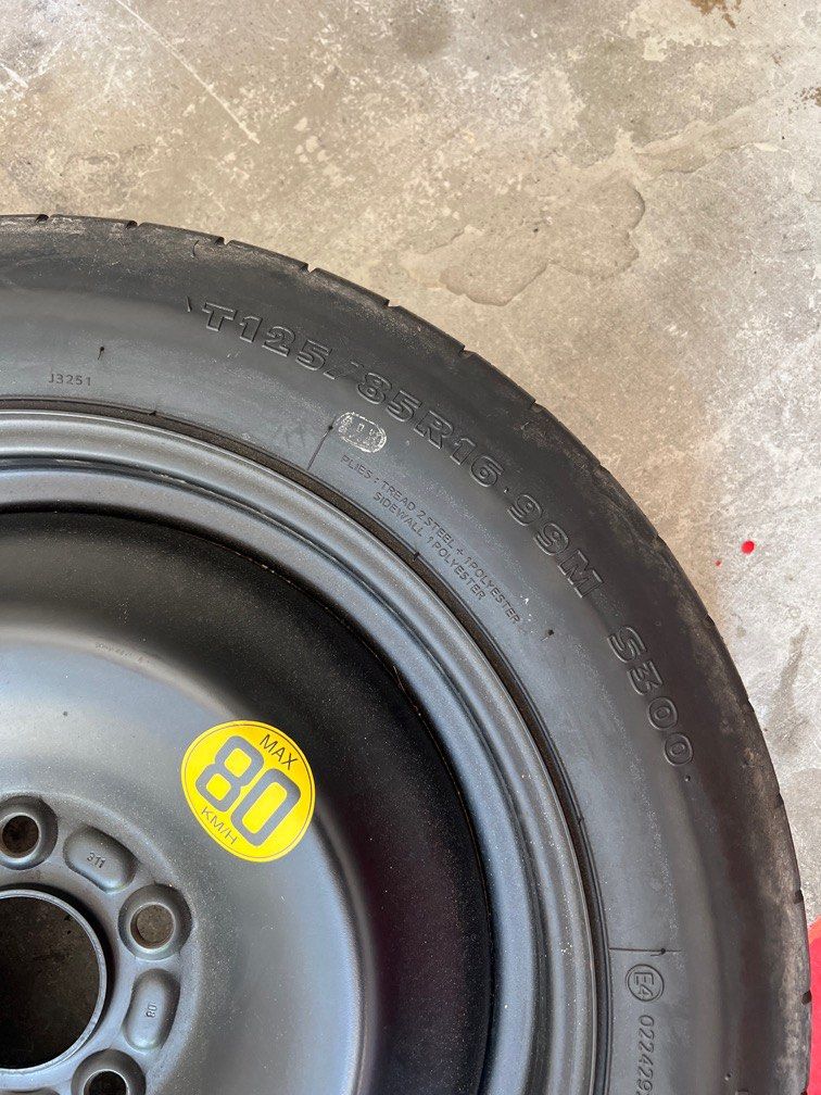 16 Inch Spare Wheel, Car Accessories, Tyres & Rims on Carousell