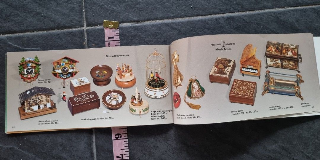 1979 Bucherer Swiss watch clock knife lighter Catalogue book rolex ...