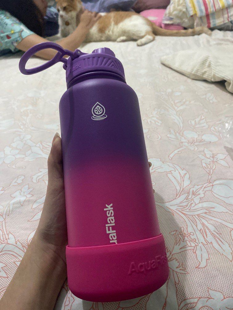 32 oz Aquaflask Enchanment Dream Collection with Free Silicon, Furniture & Home Living ...