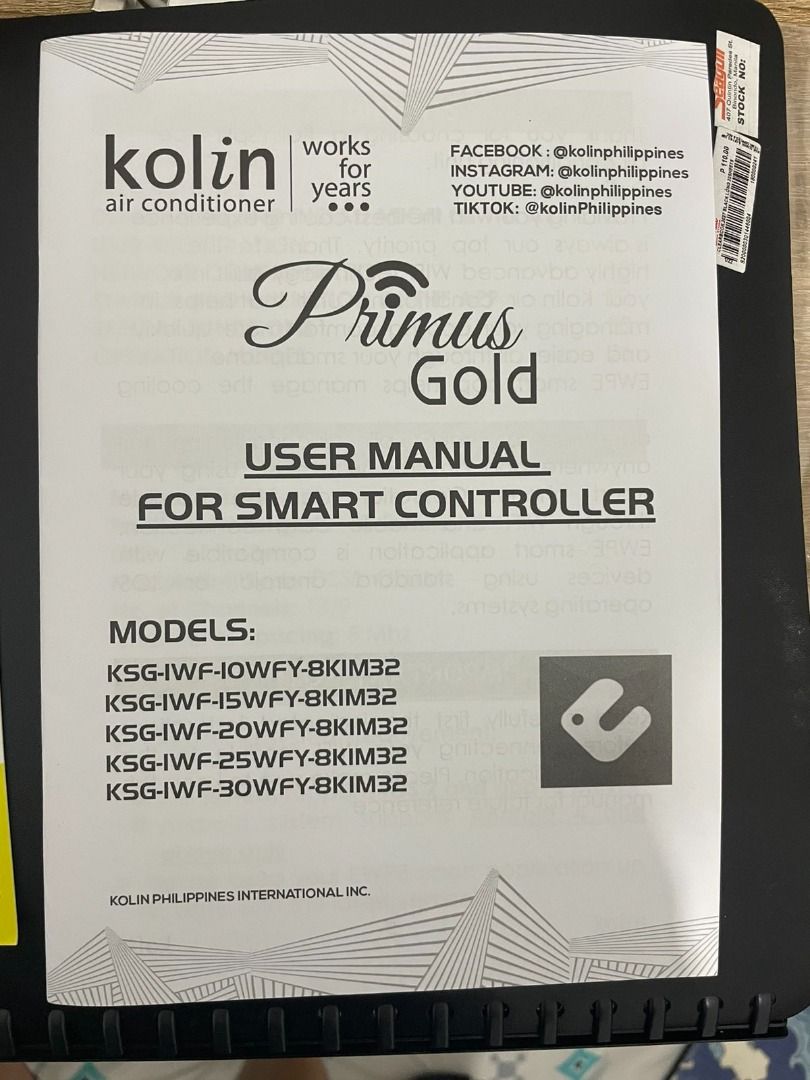 3hp Kolin Inverter split-type, TV & Home Appliances, Air Conditioning ...