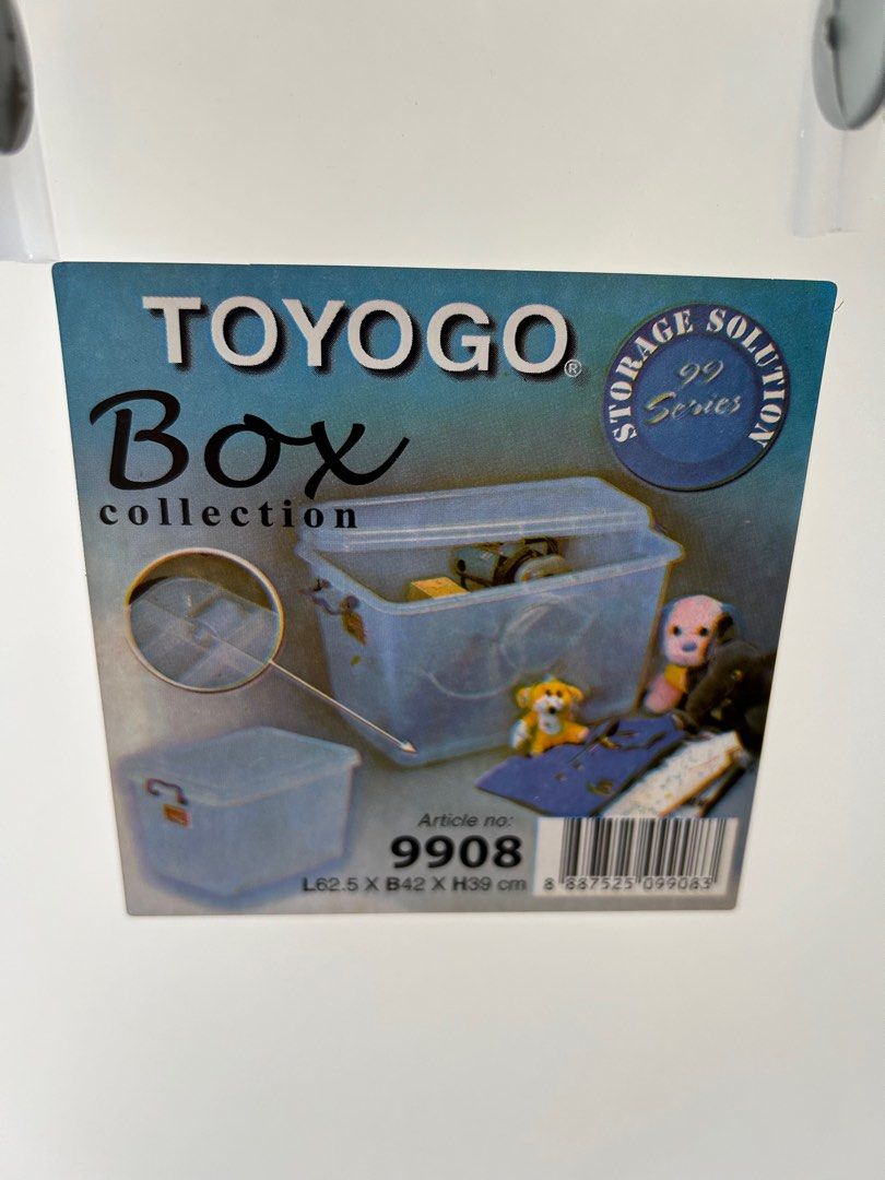71 Litres Toyogo Storage Container with Wheels, Furniture & Home Living ...