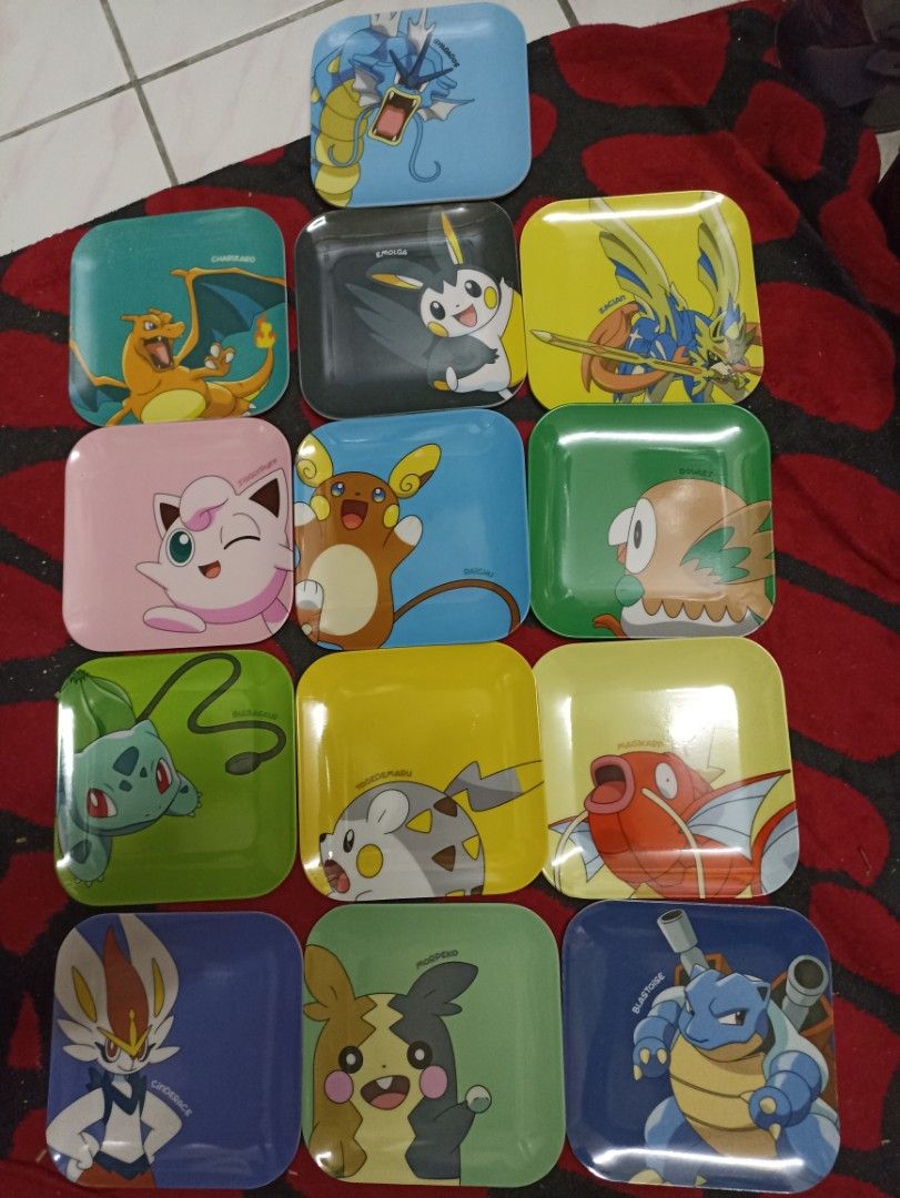 7 eleven 711 pokemon poke plates 2.0 13pcs, Hobbies & Toys, Toys ...