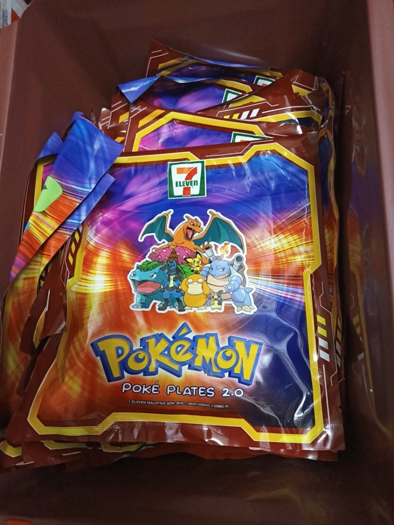 7 eleven 711 pokemon poke plates 2.0 13pcs, Hobbies & Toys, Toys ...