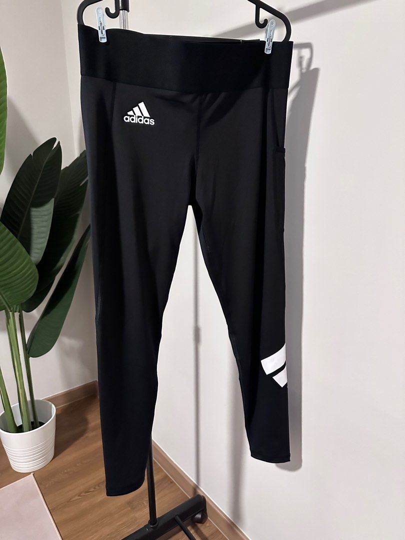 Adidas Compression Tights, Women's Fashion, Activewear on Carousell