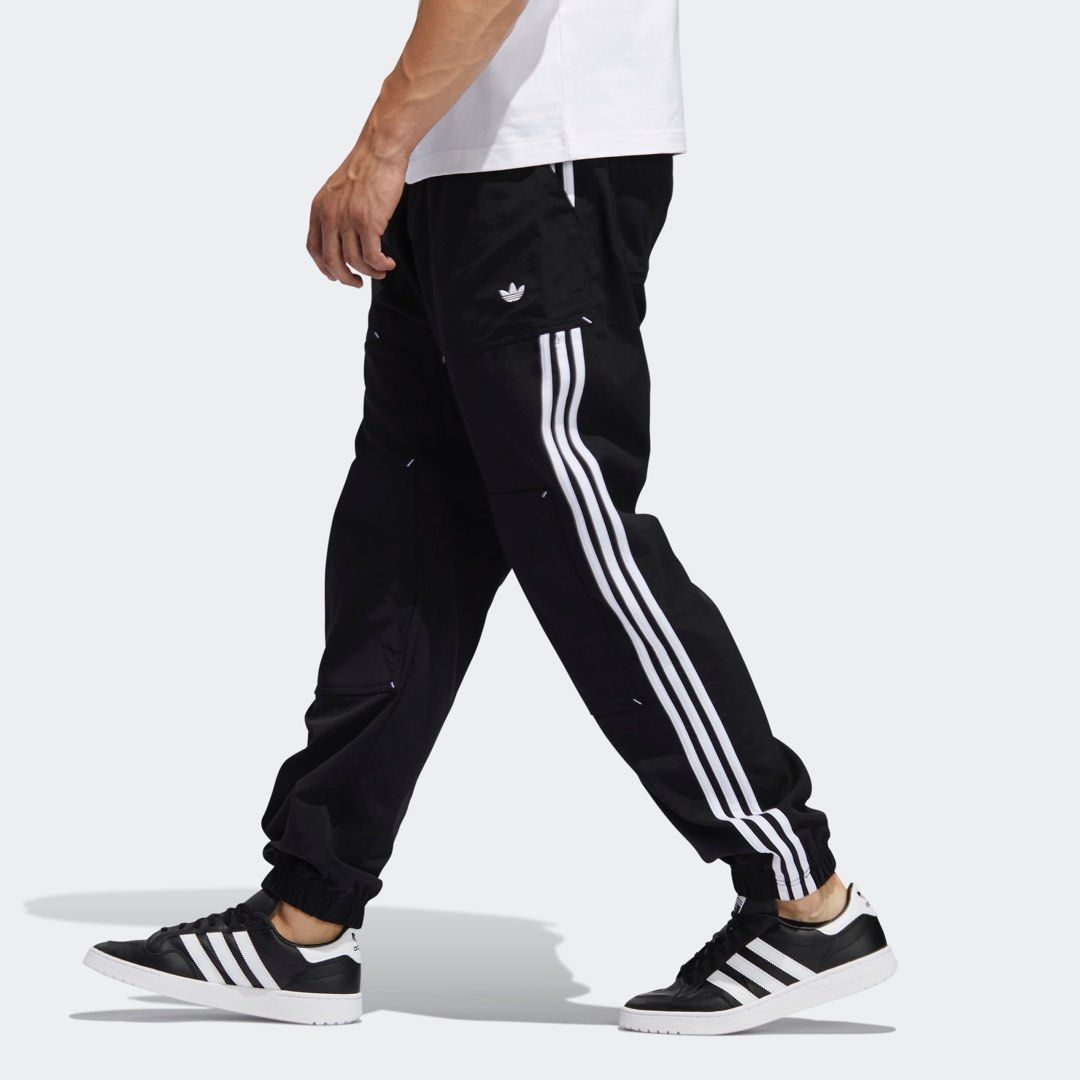 Adidas double knee track pants. Three stripes, Men's Fashion ...