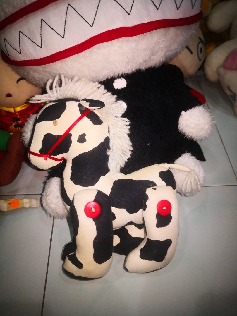 ALIMROSE DESIGN JOINTED PONY ~ COW SKIN PATERN, Hobbies & Toys, Toys ...