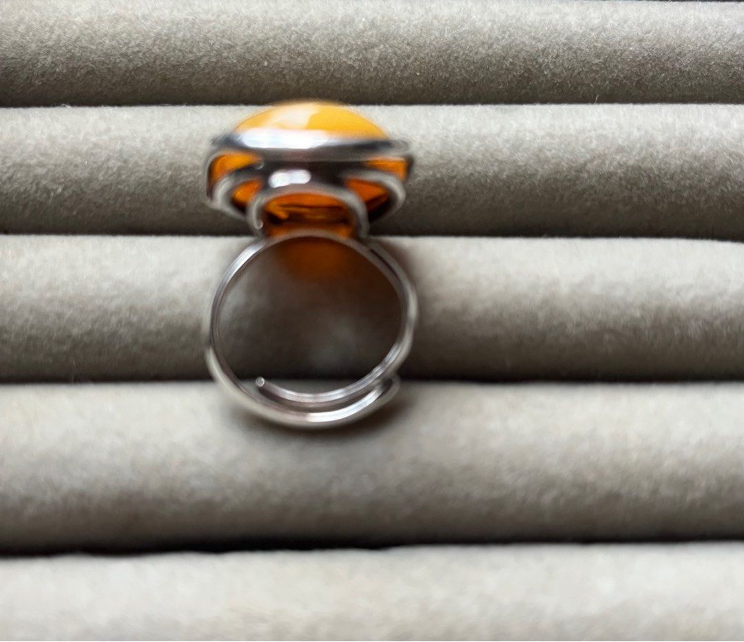 Amber ring, Men's Fashion, Watches & Accessories, Jewelry on Carousell